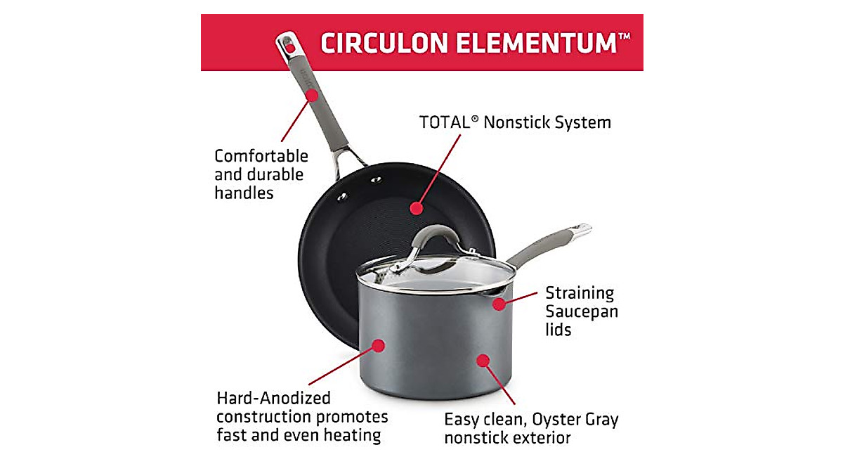 Circulon 11-Inch Nonstick Griddle Pan - Durable Cooking
