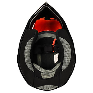 Typhoon Kids Pee Wee Off Road Motocross Gear Combo Helmet Gloves Goggles & Chest Protector Red - Large