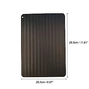 Quick Thaw Plate - Frozen Food Steak Meat Vegetable Fruit Natural Quick Thaw Pad Fast and Safe No Microwave or Hot Water Required Kitchen Supplies