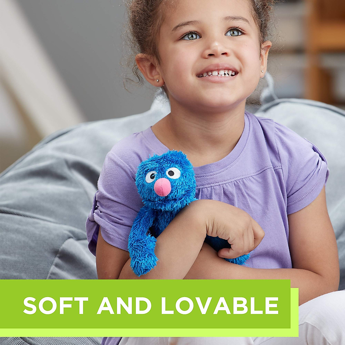 Sesame Street Mini Plush Grover Doll: 10" Grover Toy for Toddlers and Preschoolers, Toy for 1 Year Olds and Up