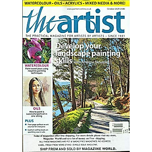 THE ARTIST MAGAZINE, DEVELOP YOUR LANDSCAPE PAINTING SKILL OCTOBER, 2020 UK