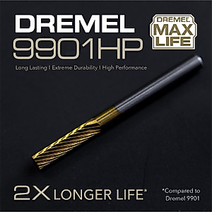 Dremel Max Life 9901HP 1/8" (3.2mm) Tungsten Carbide Rotary Carving Bit