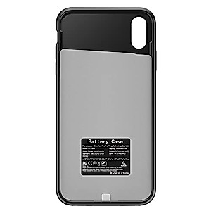 Battery Case for iPhone XR, 7000mAh Rechargeable Portable Charging Case for iPhone XR (6.1 inch) Extended Battery Pack Protective Charger Case (Black)