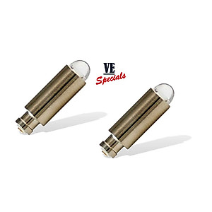 VE-SPECIALS 2 Pack, Halogen Replacement Bulbs for Welch Allyn Otoscopes and Illuminators Using WA-03400 or WA-03400-U Bulbs