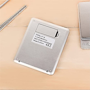 Food Scale Kitchen Scale with Trays, Small Scale with Tare Function Digital Scale Grams and Ounces for Cooking Baking (2kg/0.1g)