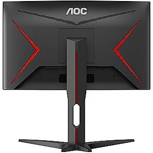 Nowco 2021_AOC 24 inch Gaming Monitor, FHD 1920x1080, 1500R, VA, 165Hz (144Hz Supported,144hz 1ms), FreeSync Premium, Height Adjustable Black, HDMI Cable and Mouse pad Included.