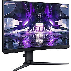 SAMSUNG Odyssey G3 Series 24-inch FHD 1080p Gaming Monitor, 165Hz, LED 1ms, Height Adjustable Stand, 3-Sided Border-Less, FreeSync Premium, with MTC HDMI Cable