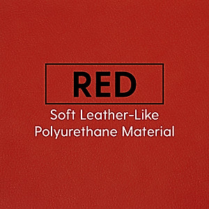 Factory Direct Partners SoftScape Inspired Playtime Classic Reading Chair, Children's Commercial-Grade Upholstered Furniture for Home, Daycare, Preschool, Library; Comfy Modern Design - Red, 14472-RD