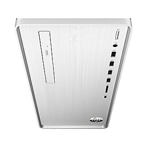 HP Pavilion Desktop, AMD Ryzen 3 5300G Processor, 16GB RAM, 1TB PCIe SSD, HDMI, DVD-RW, Media Card Reader, RJ45, VGA, Wi-Fi, Windows 11 Home, Wired KB & Mouse, Silver