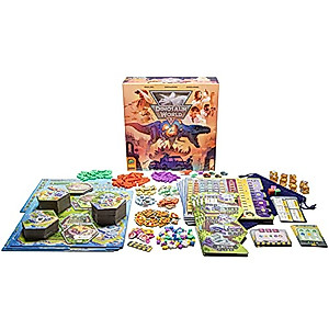 Dinosaur World Board Game Draft, Build, and Explore Your Dino Park for Victory! Strategy Game for Kids and Adults, Ages 8+, 1-4 Players, 60-120 Minute Playtime, Made by Pandasaurus Games