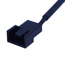 OPSFALCON 2 Pack 4-Pin (Actual 2-Pin) Molex to 3 Pin 12V PC Case Fan Power Adapter Cable, 3-Pin or 4-Pin (PWM Connector) to Molex Computer Case Fan Power Adapter Cable