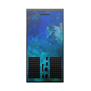 Head Case Designs Officially Licensed LebensArt Blue Malachite Art Mix Vinyl Sticker Gaming Skin Case Cover Compatible with Xbox Series X Console