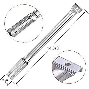 Metal Club Repair Kit for Charbroil 463230515 463239915 463230514 463230513 463230512 463230511 Grills, 5-Pack Heat Tents & Grill Burners, 4-Pack Carry Over Tubes Replacement