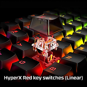 HyperX Alloy Origins Mechanical Gaming Keyboard (Black) Pulsefire Surge RGB Wired Optical Gaming Mouse (Black)