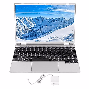 BROLEO Digital Laptop, 8GB RAM Business Laptop for Distance Learning for Recreation (US Plug 8G+512G)