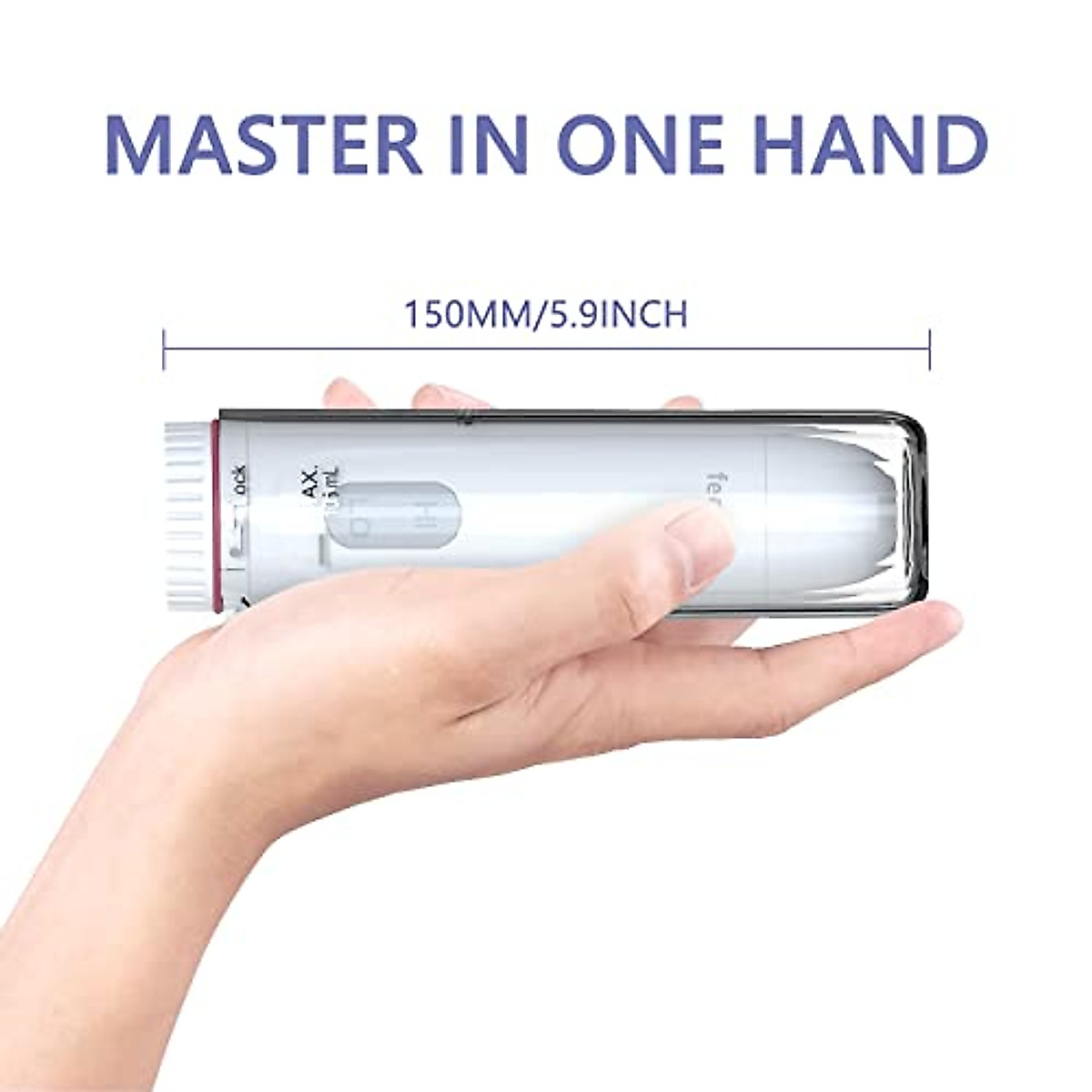 FEELLIFE Portable Bidet Travel Bidet for Women, Men, Baby, Pregnant, Old - Electric Handheld Bidet Sprayer Large Capacity for Personal Hygiene Cleaning with 2 Pressure Options