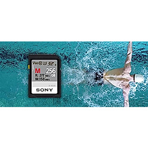 Sony M series SDXC UHS-II Card 256GB, V60, CL10, U3, Max R277MB/S, W150MB/S (SF-M256/T2)