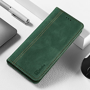 AKABEILA for OnePlus Nord N20 5G Case Luxury PU Leather Flip Case Folio Wallet Phone Case Women Men Cover with Card Holder Magnetic Closure Kickstand Shockproof Cover 6.43" Green