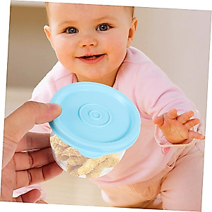 GREENADSCAPE Baby Food Storage Boxes Set of 12 Mini Containers for Baby Food Box Dishwasher Safe Color