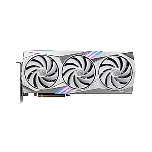 MSI Gaming GeForce RTX 4080 16GB GDRR6X 384-Bit HDMI/DP Nvlink Tri-Frozr 3 Ada Lovelace Architecture Graphics Card (RTX 4080 16GB Gaming X Trio White)