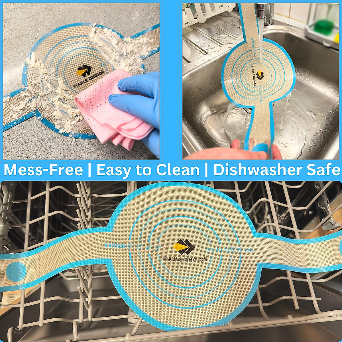 Natural Rattan Banneton Bread Proofing Basket Set - Artisan Sourdough Baking Kit with 10 inch Round Banneton Proofing Basket - Sourdough Bread Baking Supplies for Home Bakers, Baking Gifts for Women