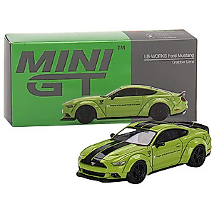 LB-Works Grabber Lime Green Imagine All The People Living Life in Peace Ltd Ed to 3000 pcs 1/64 Diecast Model Car by True Scale Miniatures MGT00426