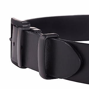 DJCAIZYY Black Belt Keeper 1 1/2" (40mm) Anti-slip Belt Loop Men's Belt Buckle Accessories