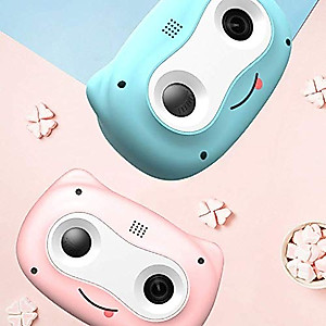 LKYBOA Children Camera Digital - Kids Mini Camera Toy Birthday Gift Portable（Blue,Pink） (Color : Pink)
