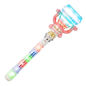 IPIDIPI TOYS Light Up Spinning Diamond Wand, Rotating Magic Princess Toy, Sensory Pretend Play for Kids Girls and Boys, Christmas Stocking Stuffers