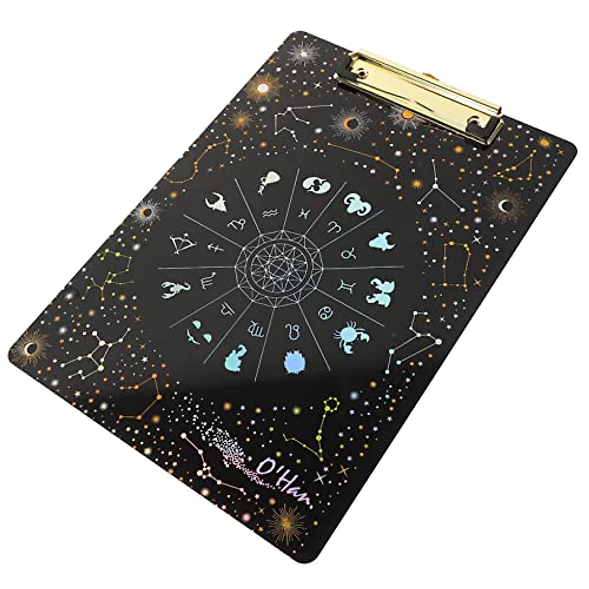 STOBOK 5pcs Fashion Pattern Portable with Document File Exam Holder Teacher Folder for Board Nurses Writing Nurse Profile Clip Office Low Conference Practical Letter Clipboards