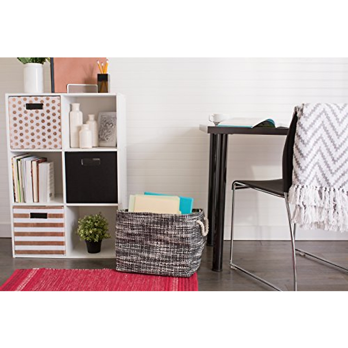 DII Rustic Farmhouse Throw Blanket with Decorative Tassles, Use for Chair, Couch, Bed, Picnic, Camping, Beach, & Just Staying Cozy at Home (50 x 60), Large Chevron Gray