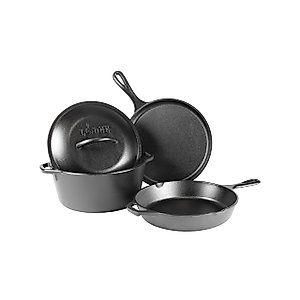 Lodge Cast Iron 4-Piece Cookware Set