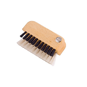 REDECKER Goat Hair/Natural Pig Bristle Laptop Brush with Oiled Beechwood Handle, 3-Inches - German Goat Hair Laptop Brush