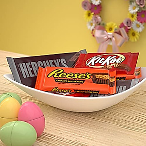 REESE'S, HERSHEY'S and KIT KAT Milk Chocolate Assortment Full Size, Easter Candy Bars Variety Pack, 27.3 oz (18 Count)