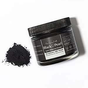 Activated Charcoal Powder with Bamboo Toothbrush for Teeth Whitening | Made in USA | Teeth Stain Remover | Safe for Gums & Enamel | Natural Toothpaste with Vegan Coconut Charcoal & Bentonite Clay