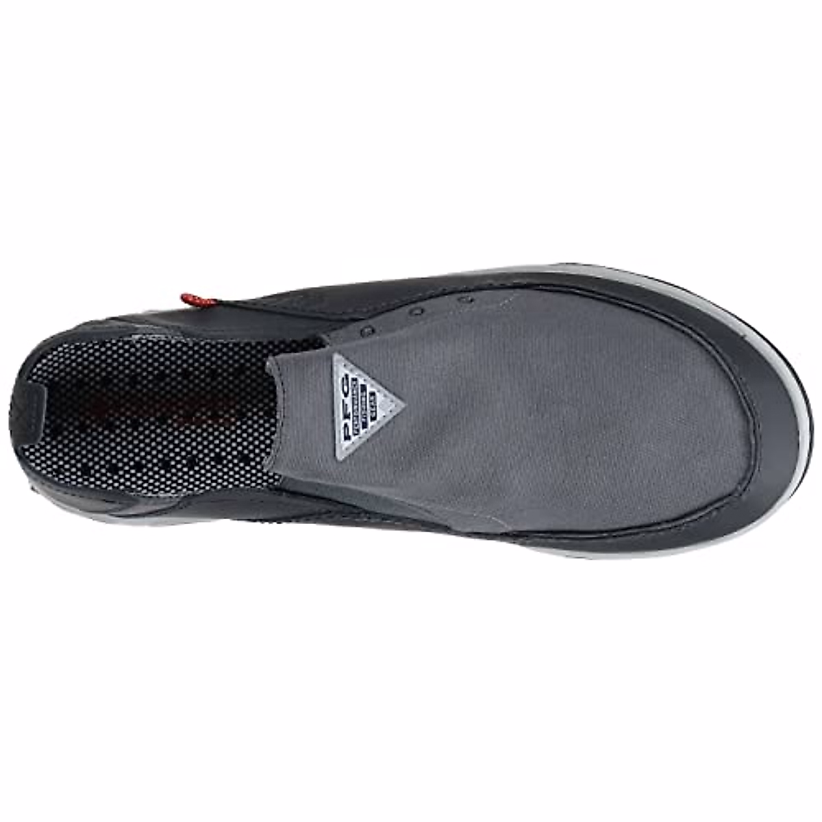 Columbia Mens Bahama Vent PFG Boat Shoe, Titanium MHW/Bright Red, 12 US