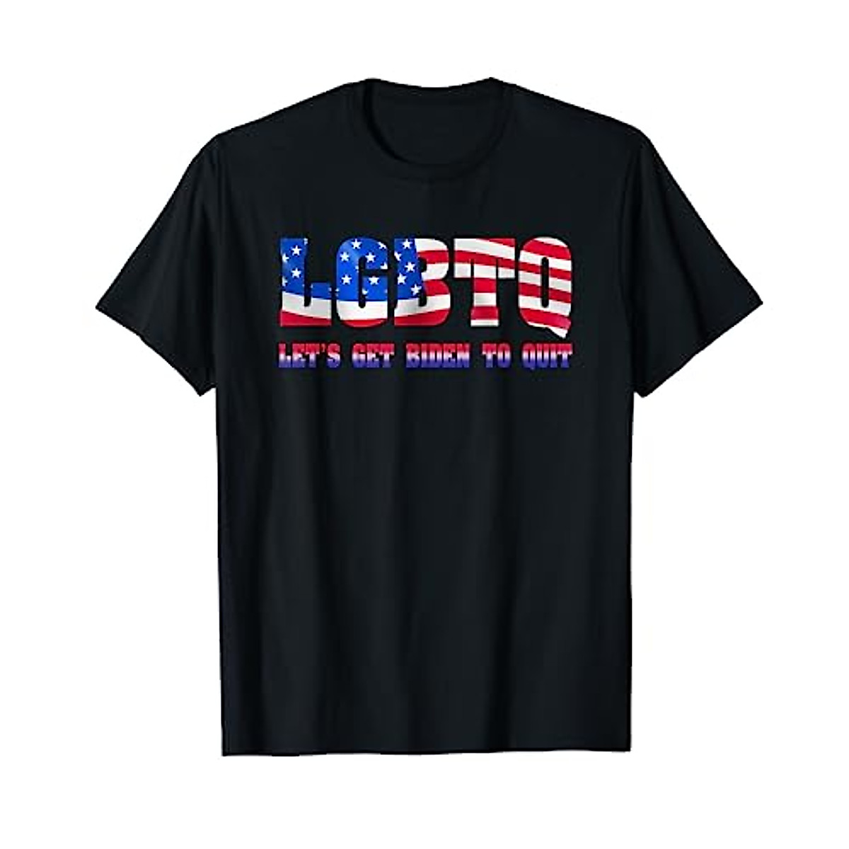 Funny LGBTQ Anti Biden Let's Get Biden To Quite 4th of July T-Shirt