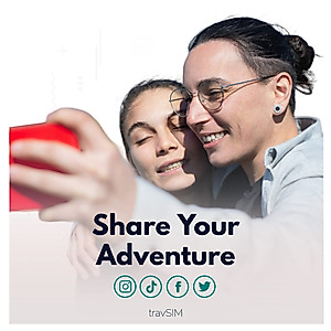 travSIM Canada SIM Card | Uses the T-Mobile Network | 5GB mobile data | Free roaming USA & Mexico | SIM Card for Canada Travel has unlimited national calls & texts | SIM Card for Canada Travel 10 days