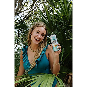 BUBBL'R tropical dream'r, Antioxidant Sparkling Water with Natural Caffeine, 0g Sugar, Gluten Free, All Natural Flavors, 12 Fl Oz Cans, 12 Count