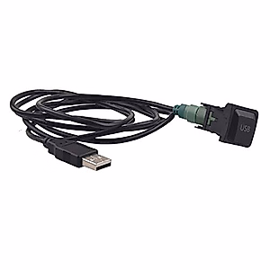 FANGSHUILIN DIY Car USB Adapter Audio USB Cable Switch Fit for Volkswagen Fit for VW Golf MK5 MK6 VI 5 6 Jetta CC Tiguan Passat B6