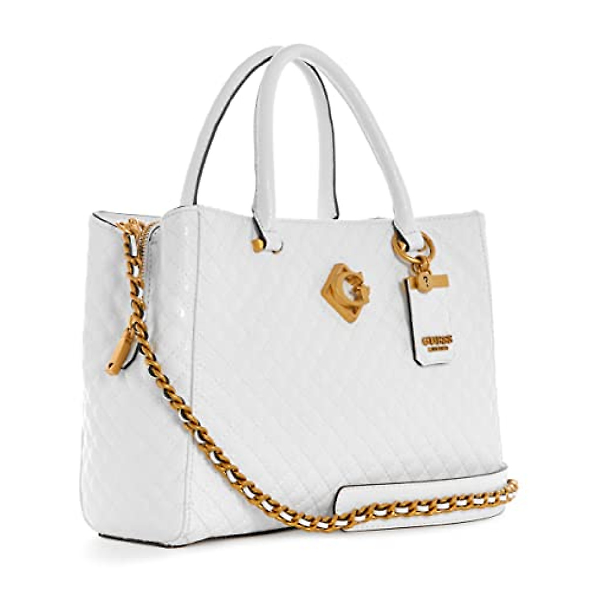 GUESS Nerina Girlfriend Satchel, White