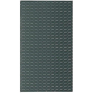 Global Industrial Steel Louvered Wall Panel Without Bins, 36x61
