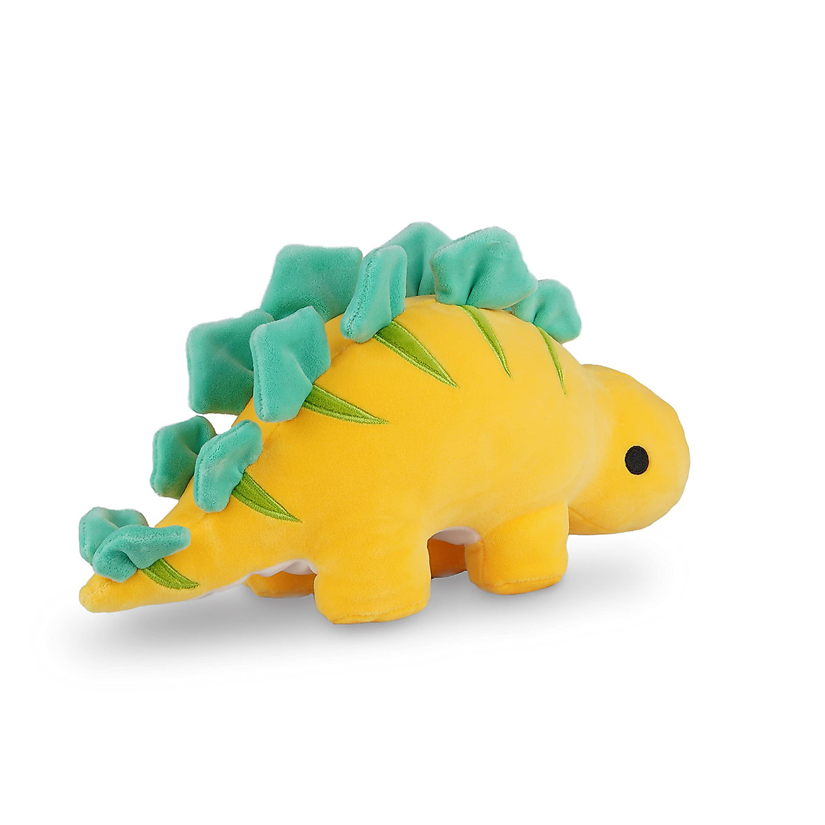 Avocatt Yellow Stegosaurus Dinosaur Plushie - 10 Inches Stuffed Animal Plush Dino - Plushy and Squishy Dinosaur with Soft Fabric and Stuffing - Cute Toy Gift for Boys and Girls