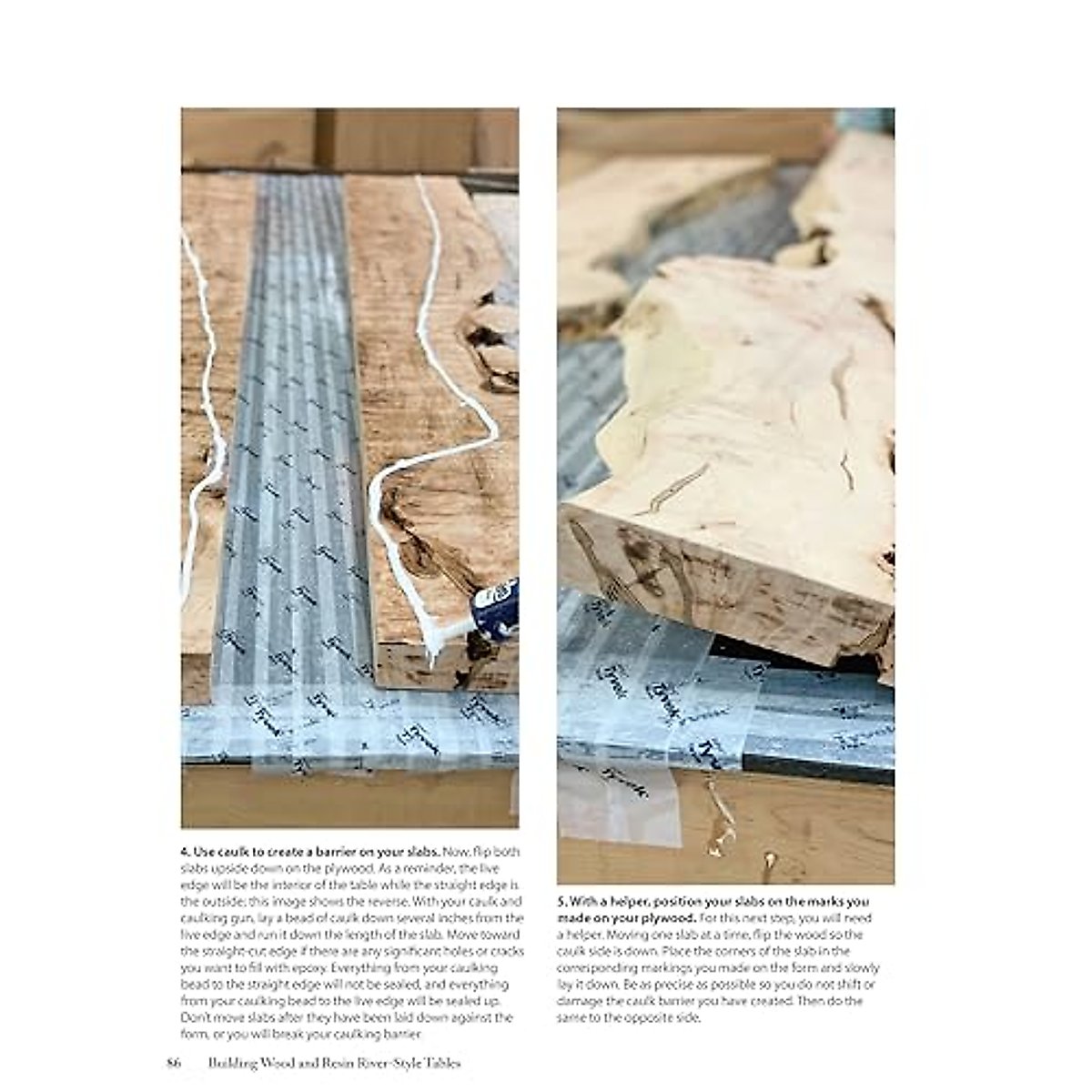 Building Wood and Resin River-Style Tables: A Step-by-Step Guide with Tips, Techniques, and Inspirational Designs (Fox Chapel Publishing) Beginner-Friendly Guide - Make Your Own Live-Edge River Table