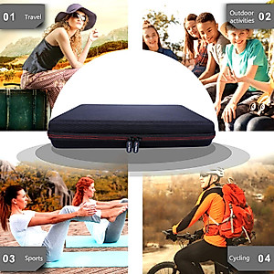 LTGEM EVA Hard DJ Controller Case compatible Hercules Inpulse 200/200 MK2 / Pioneer DJ DDJ-200 Smart/DDJ-WeGO4-K DJ Controller. Case Only!