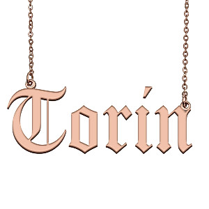 HUAN XUN Custom Letter Name Necklace Best Jewelry Gifts for Mother Torin