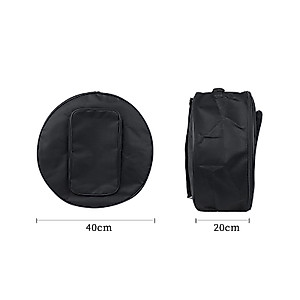 XGOPTS Portable Drum Case Drum Bag Drum Carrying Backpack with Shoulder Strap and Carry Handles, Waterproof Dustproof Drum Storage and Transport Bag with Outer Pocket