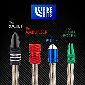 Presta Caps (Black, Pocket Rocket)