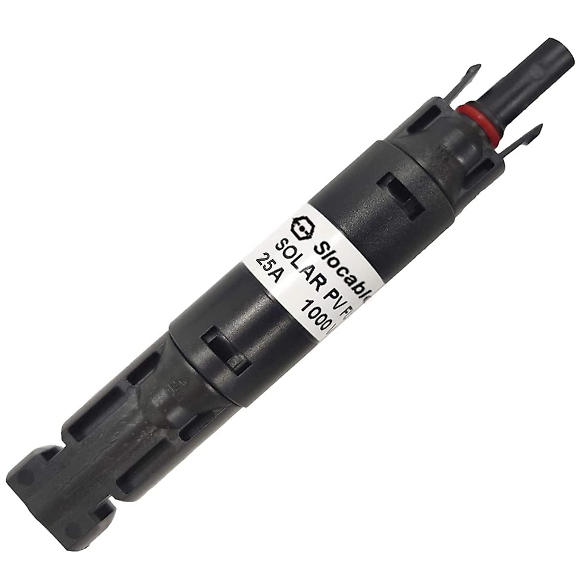 Solar Odyssey 25A Solar Fuse Holder with Single Fuse 1000V in-line Waterproof IP68 Male and Female Connector