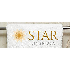 Marquis Mills 12 Inch x 12 Inch White Cotton Value Washcloths - Reusable Lt Weight Thin Cloth Rags - Bath/Exfoliating/Kitchen/Garage - 1 Lb per Dozen - Set of 24